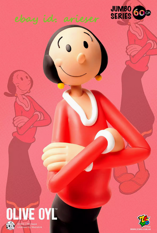 Zcwo Popeye Girlfriend Olive Oyl Jumbo Series The 90th Anniversary Ver ...