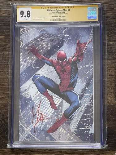 Ultimate Spider-Man #1 3rd Print Virgin CGC SS 9.8 Signed By Marco ...