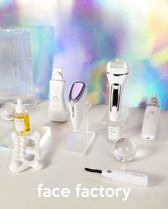 [Face Factory] Face Roller 3-minute LED Elasticity Care Cell Liner Home ...