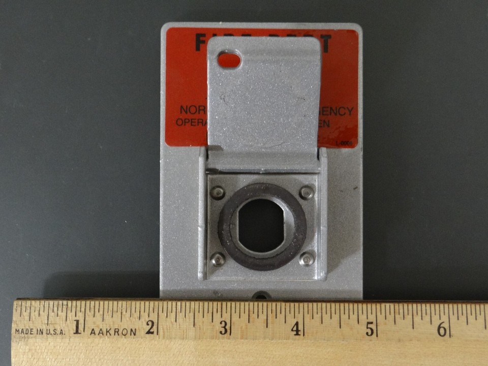 KNOX Single Gate & Key Switch Mounting Plate Only Dust Cover Security ...