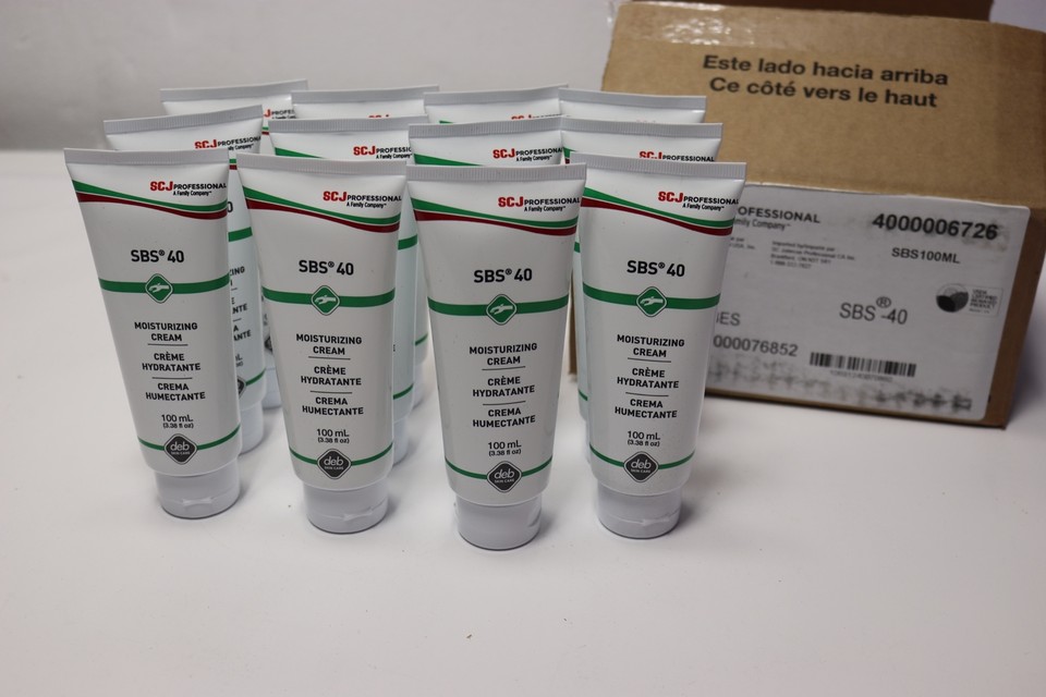 12x Pack Tubes DEB SCJ 100mL 3.38oz SBS 40 Medicated Skin Moisturizing ...