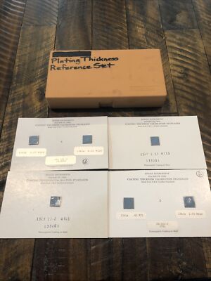 Biddle Instruments Coating Thickness Calibration Standards | eBay
