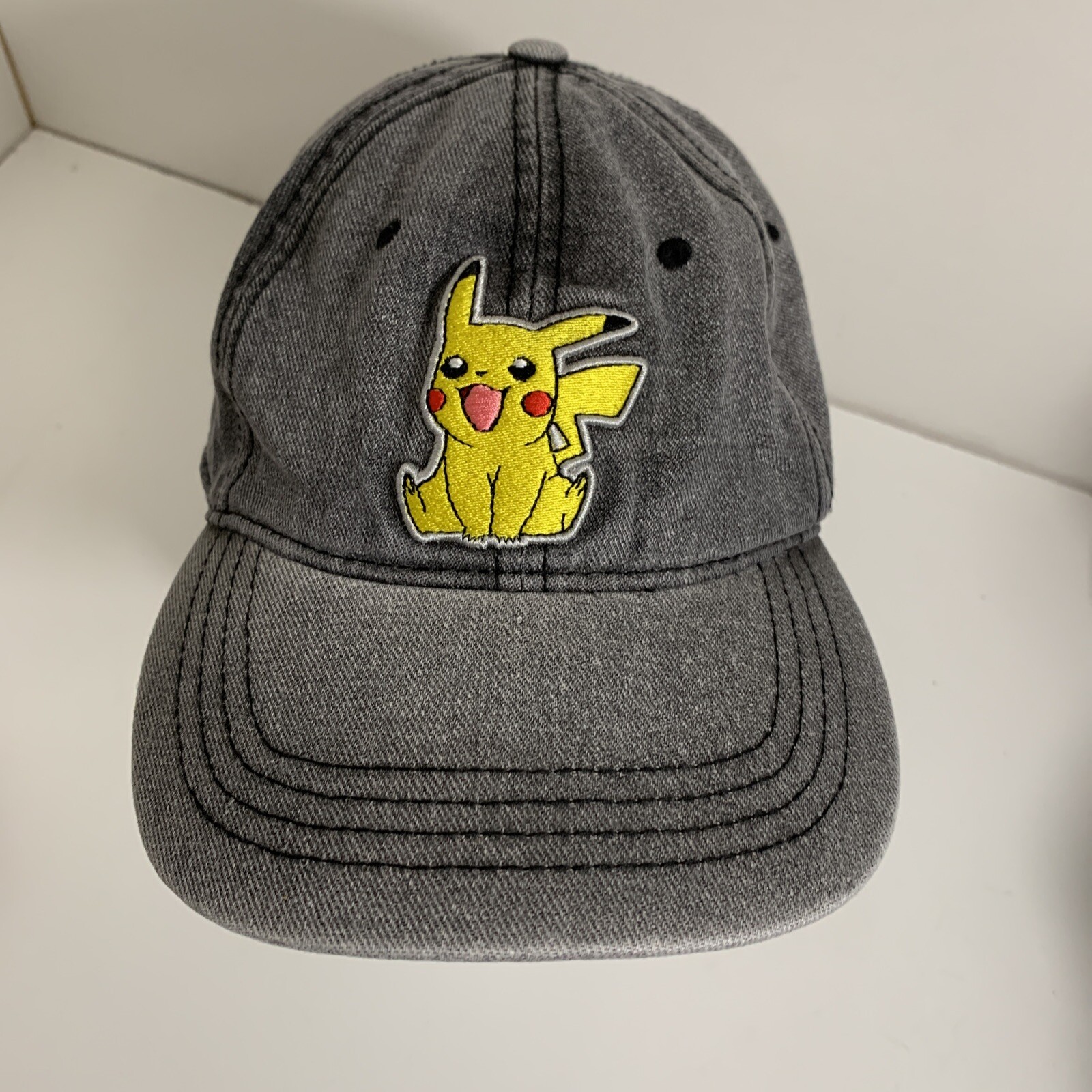 RARE Gray Pikachu Baseball Hat Cap Unisex Adjustable … - Gem