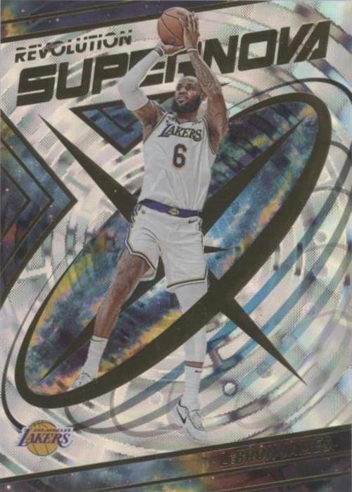 2022-23 Panini Revolution - Supernova LeBron James #8 Fractal for sale ...