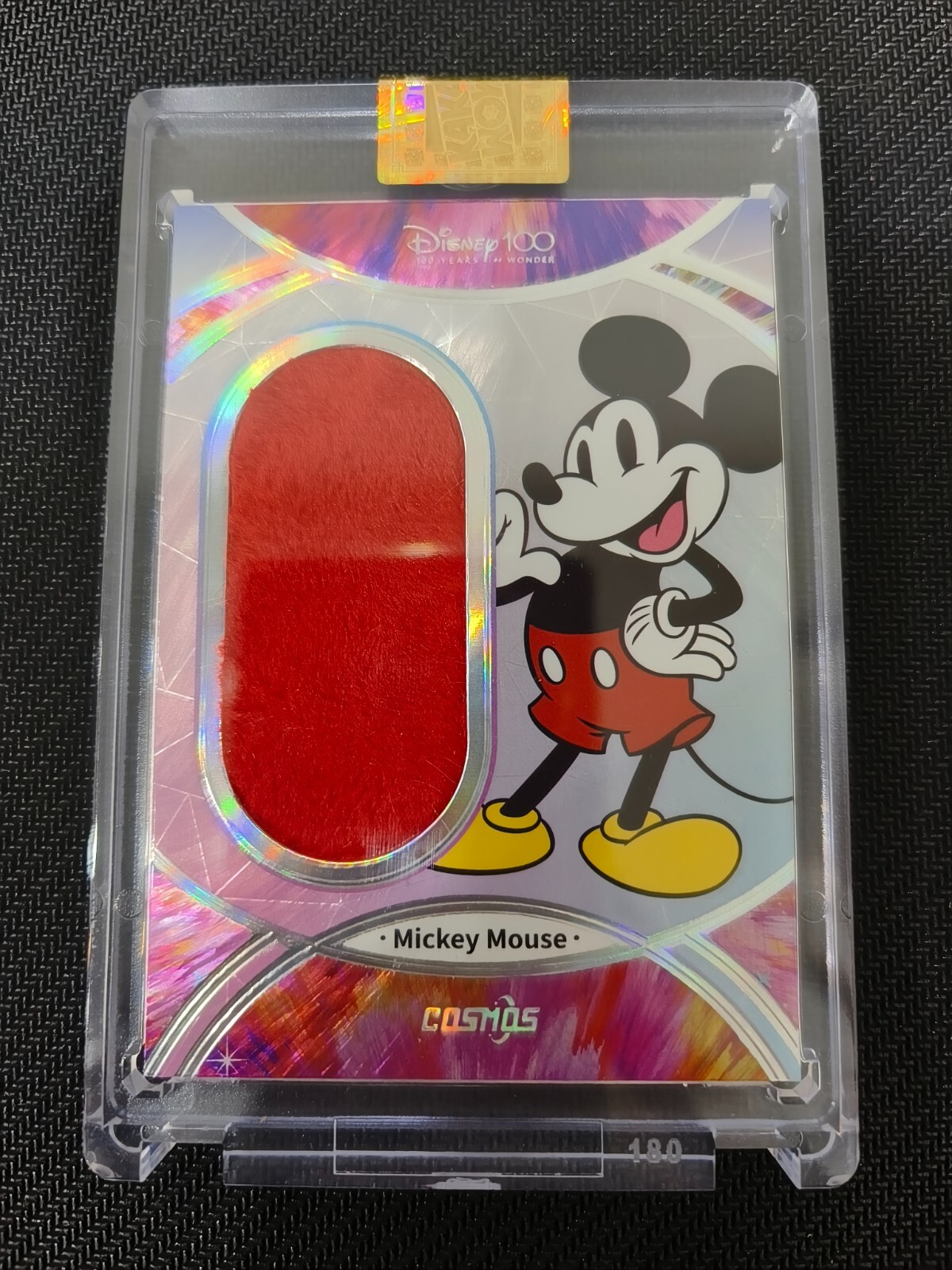Kakawow Cosmos Disney All Star Festival Relic Patch Mickey Mouse #001/ ...