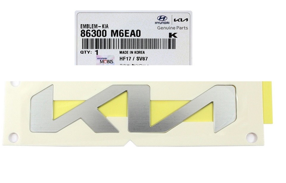 Front Bumper Emblem Hood Kia Logo Mark 2022-23-24 Forte Genuine Badge ...