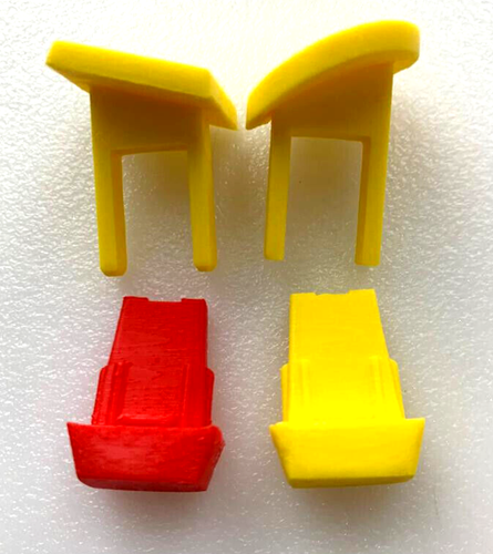 Set of 4 Yellow/Red Safety Switch Keys for Craftsman Delta Ryobi Wen ...