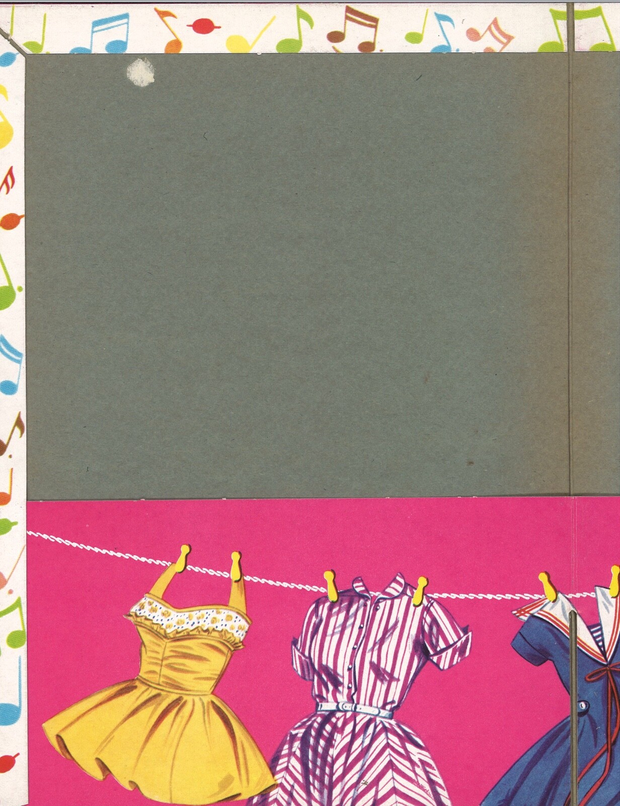 VINTAGE 1960s DUET PAPER DOLLS LASER REPRODUCTION~Org SZ UNCUT NO.1 TOP ...