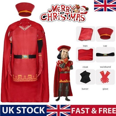 Cosplay Shrek the Lord Farquaad Knight Armor Costumes Halloween ...
