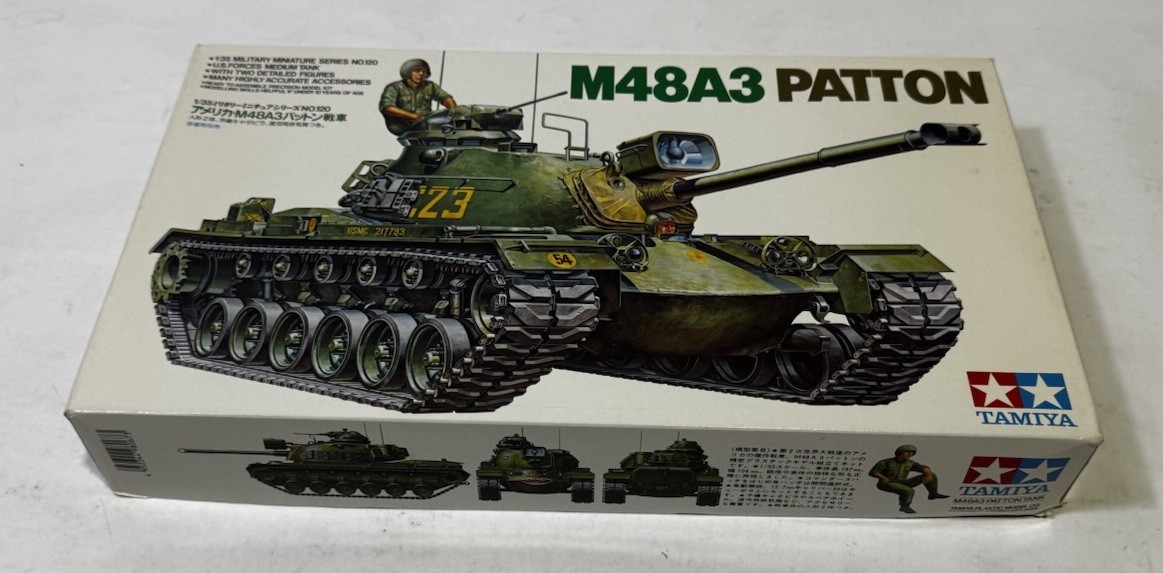 Tamiya #*35120 U.S. Forces Medium Tank M48A3 Patton 1:35 Scale LR-SC | eBay