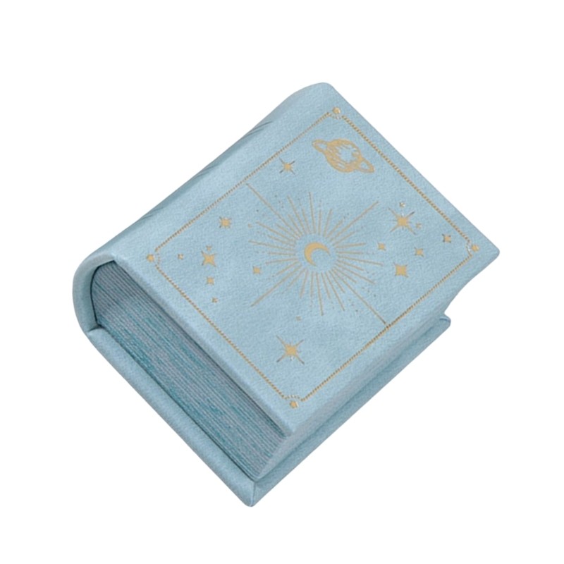 Elegant Vintage Book Style Ring Box Rings Case For Jewelry Storage And ...