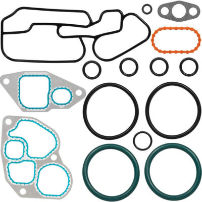 Oil Cooler Mounting Gasket Kit for Navistar & International DT466E ...