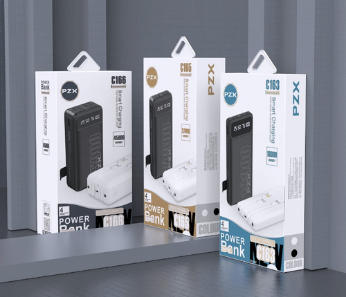 PZX POWER BANK Smart Charging ( Power display, two inputs and four ...
