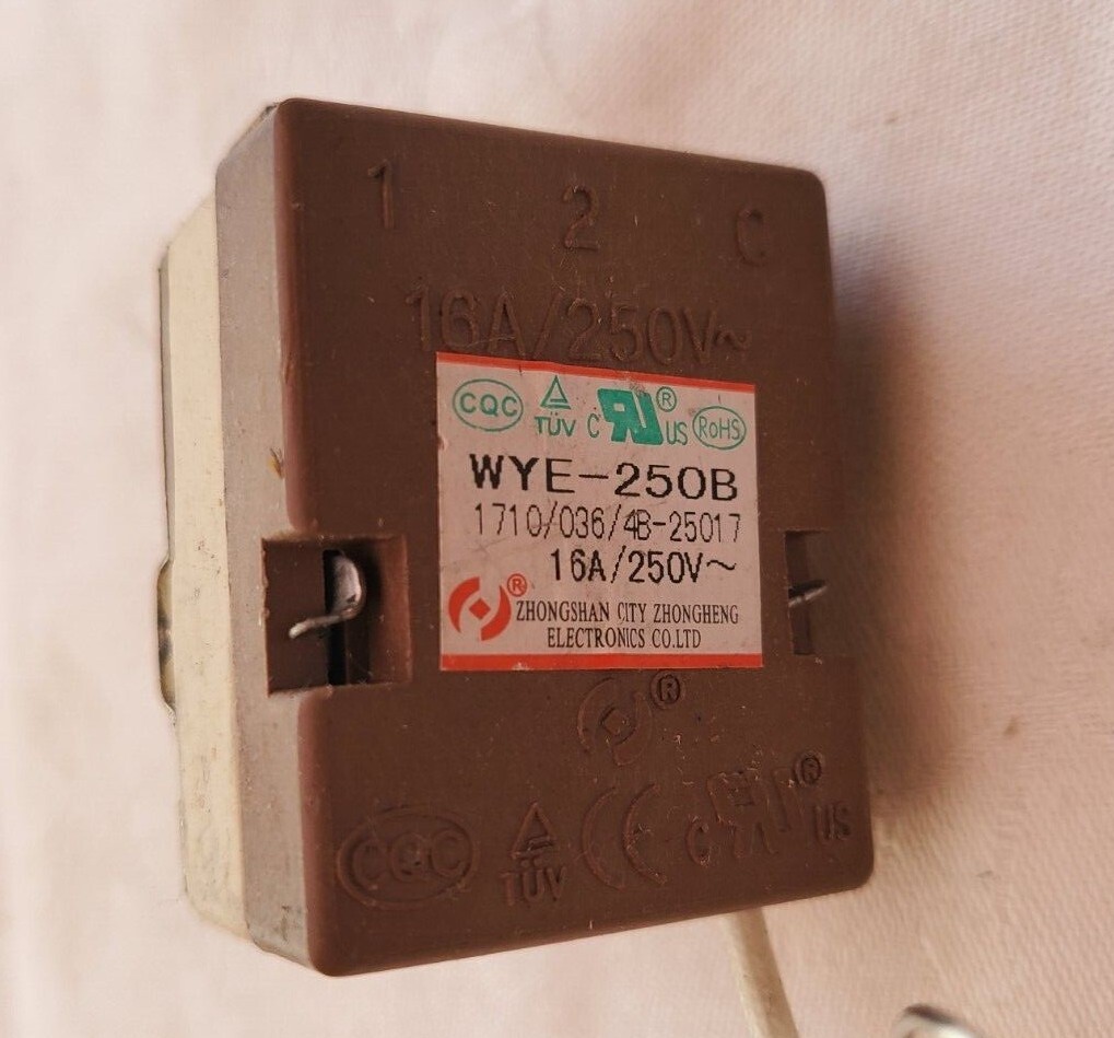 GENUINE NEW WORLD NW602F BLK 444444668 OVEN THERMOSTAT WYE-250B 1710 ...