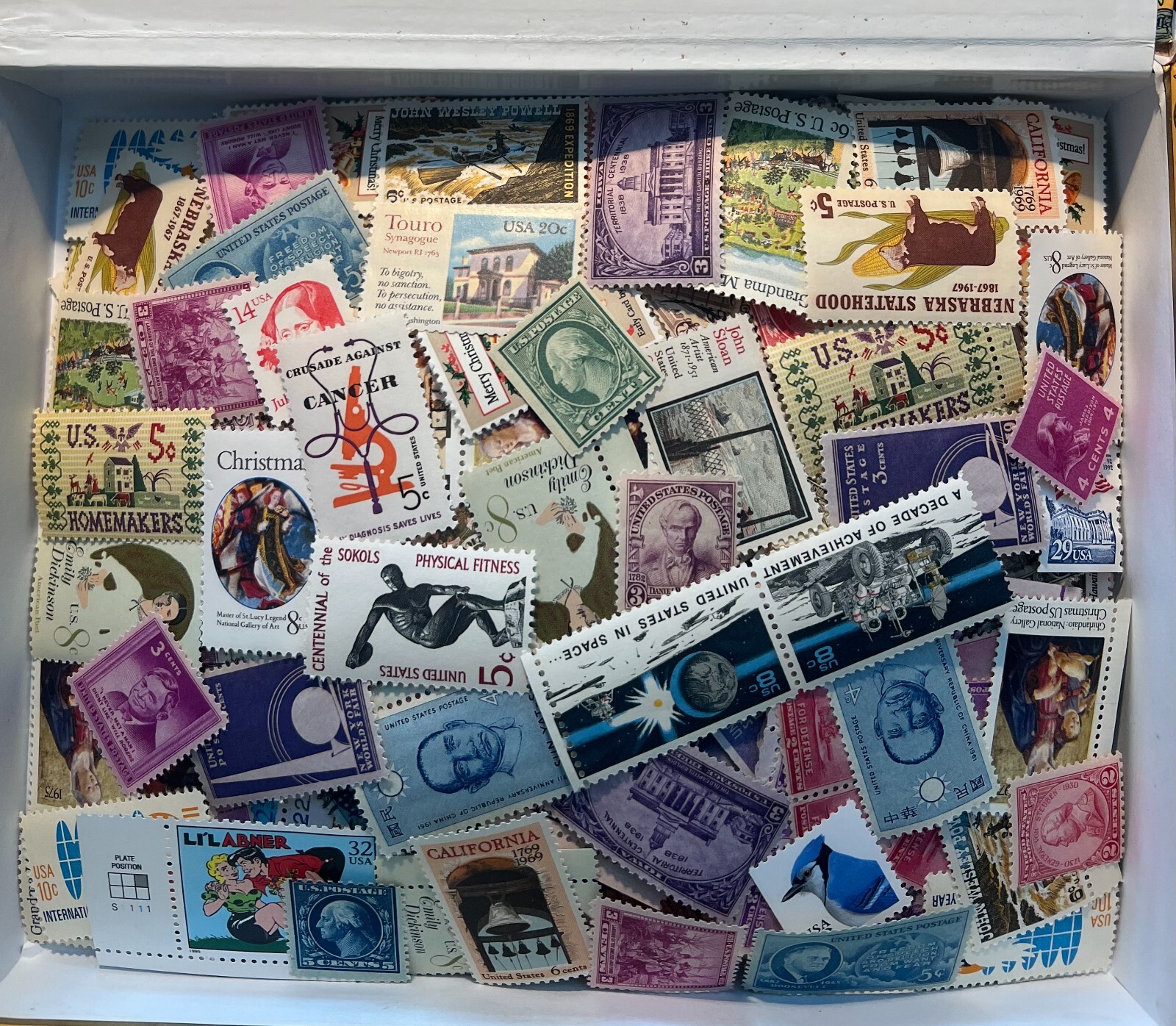 US Vintage Postage Stamps, Lot of 100 from large collection, U, MH, MNH ...
