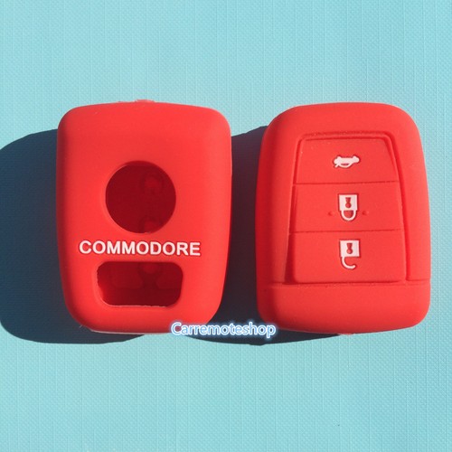 RED SILICONE KEY COVER SUITS HOLDEN REMOTE MALOO SS V8 SV6 VE COMMODORE ...