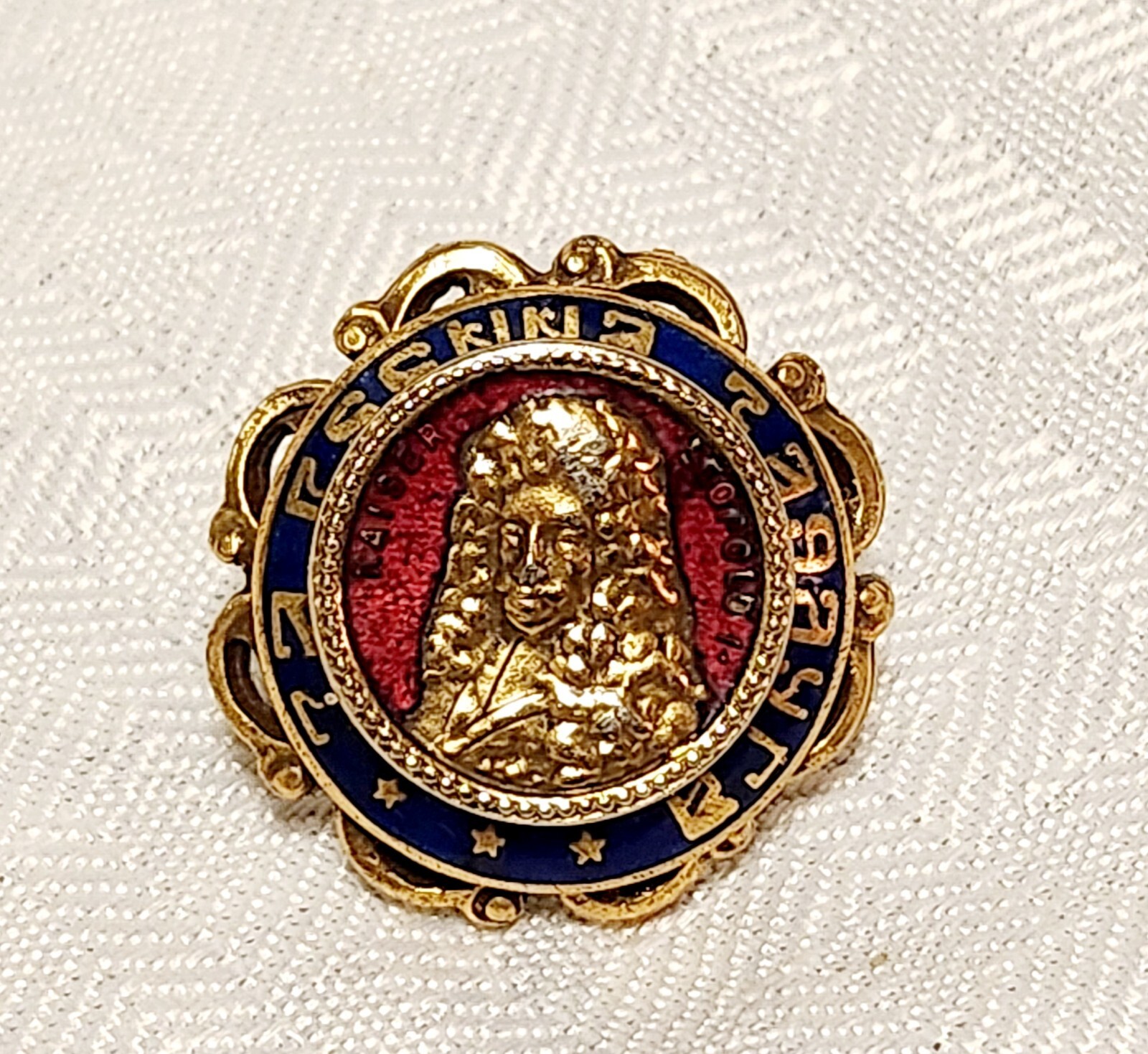 Kaiser Leopold Holy Roman Emperor Gold Metal & Enamel… - Gem