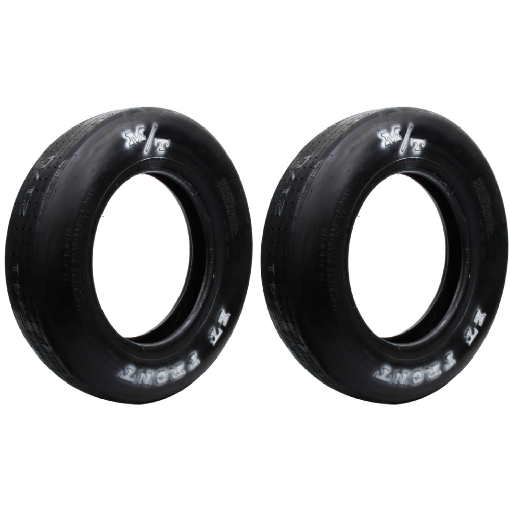 Mickey Thompson 250925 Set of 2 26x4-15 ET Front Drag Racing Tires | eBay