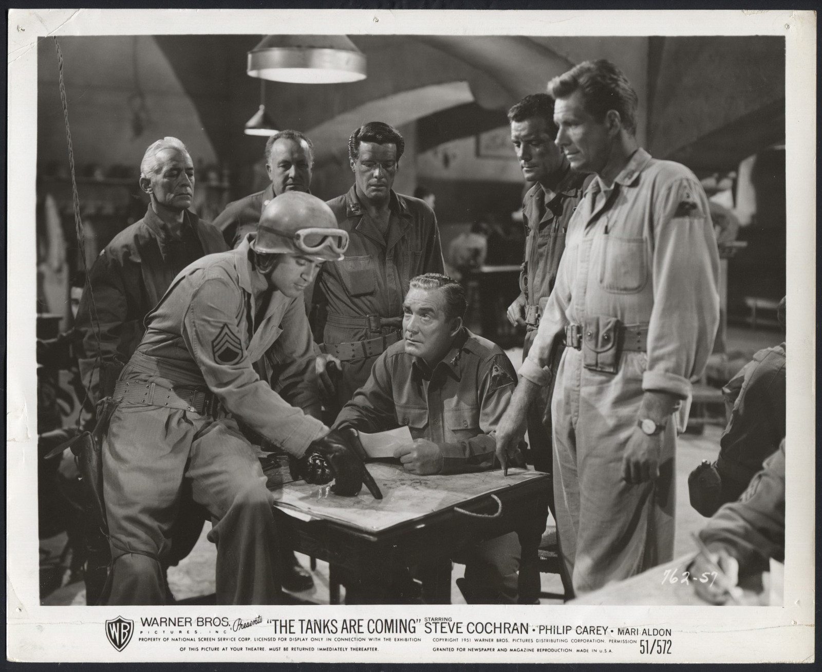 The Tanks Are Coming ’51 STEVE COCHRAN ROBERT HORTON ROY ROBERTS JOHN ...