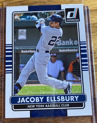 2015 Donruss Jacoby Ellsbury Baseball Card New York Yankees #128 MLB | eBay
