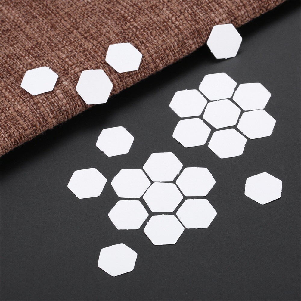 5 Size Hexagon Paper Piece Templates 100Pcs fits For Garment Fabric ...