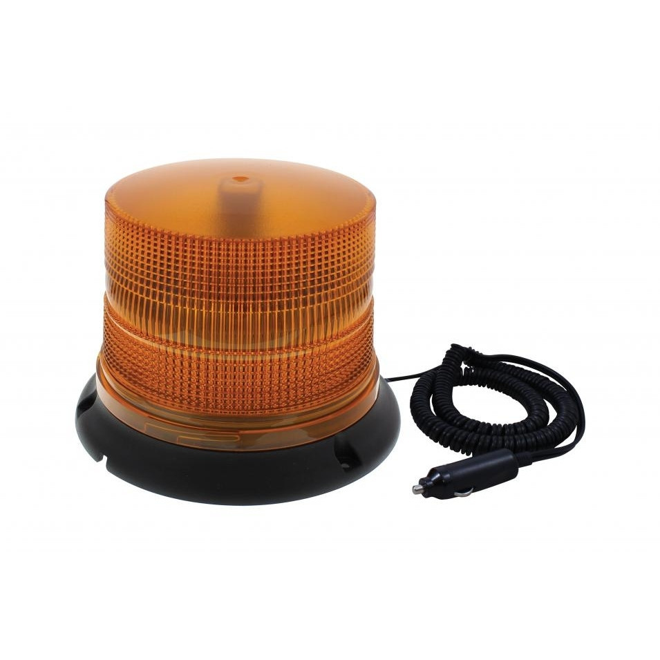 4 High Power LED Beacon Light, 12 Flash Pattern, 3 Watt - Magnet Mount ...