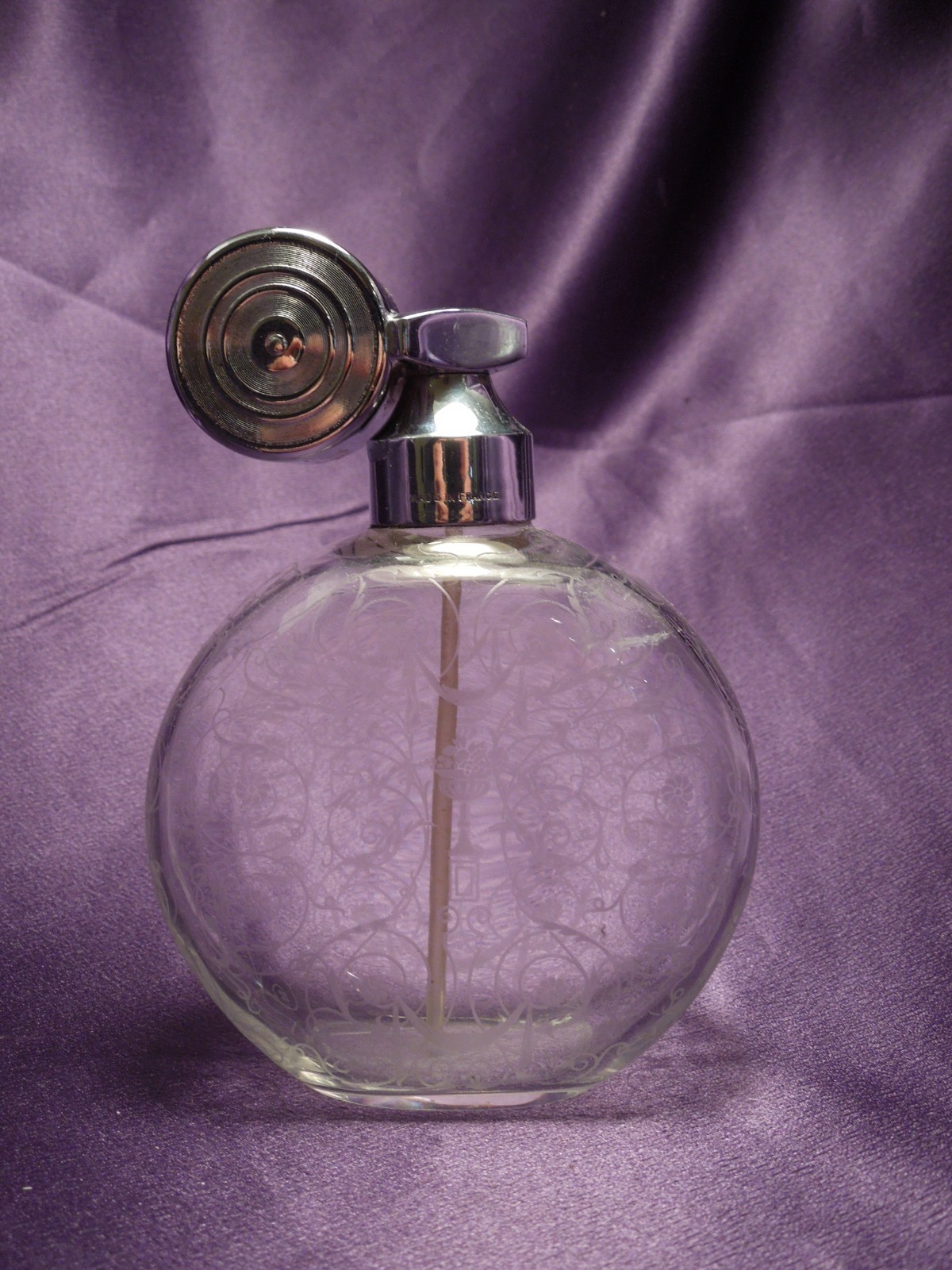 Marcel Franck Signed Baccarat Empty Spray Perfume Vial Atomizer Made in ...