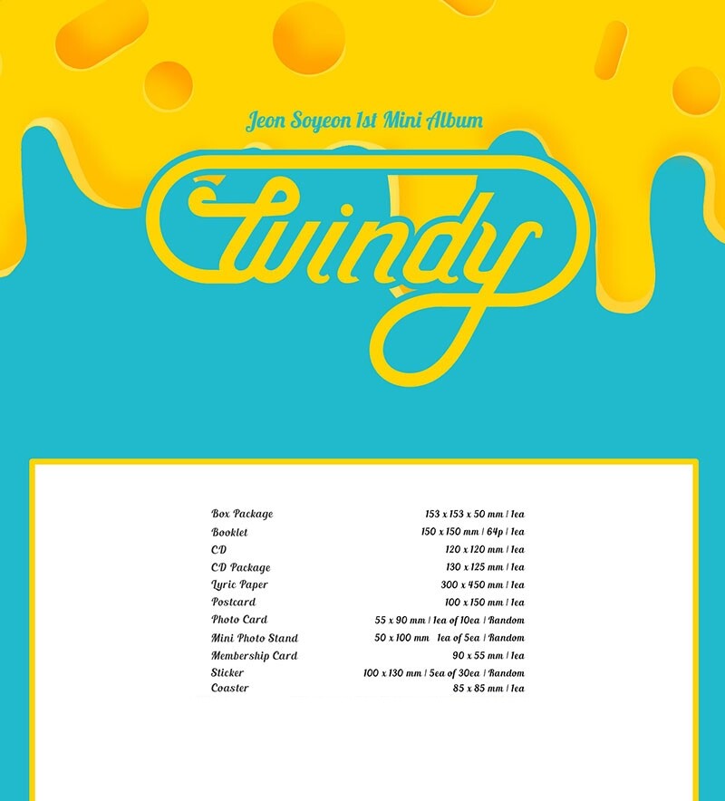 JEON SOYEON - Mini Album Vol 1 [Windy] CD Disc Photo Card Book K-pop ...