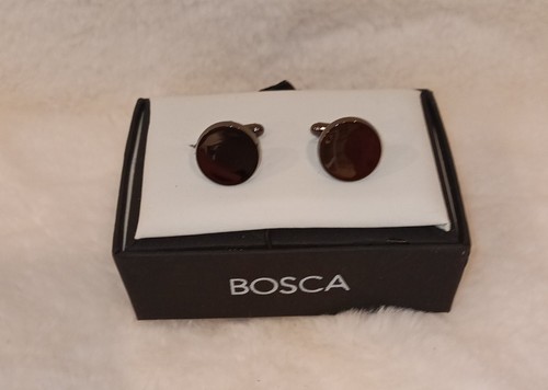 Bosca Mens Stylish Cufflinks. New in Original Box. Minor Scuff on Box ...