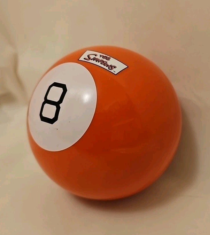 The Simpsons Talking Magic 8-Ball Homer Simpson Tested And Working | eBay