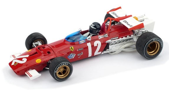 Brumm R312Ch 1/43 Ferrari 312B Austria Gp 1970 Vincitore #12 J.Ickx ...