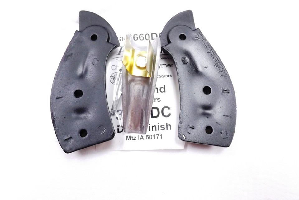Black Ajax copy Grips with T-Grip Tyler style Adapter S&W J Revolvers ...