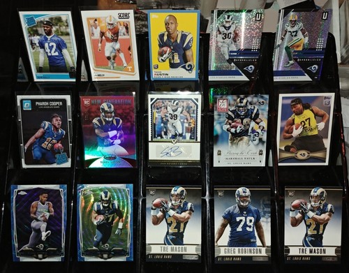 Rams auto RC serial #d rookie card lot Sam Rogers Janoris Jenkins Tavon ...