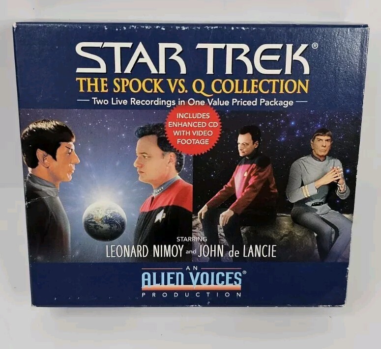 The Spock vs. Q Collection Audio CD 3 DISC 9780743509466 | eBay