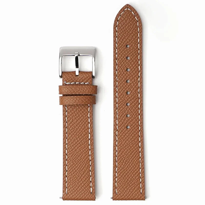 Stitching Genuine Leather Watch Band 20mm 22mm 18mm Vintage Cowhide ...