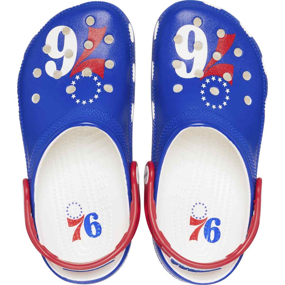 Crocs NBA Philadelphia 76ers Classic Clogs for Men and Women