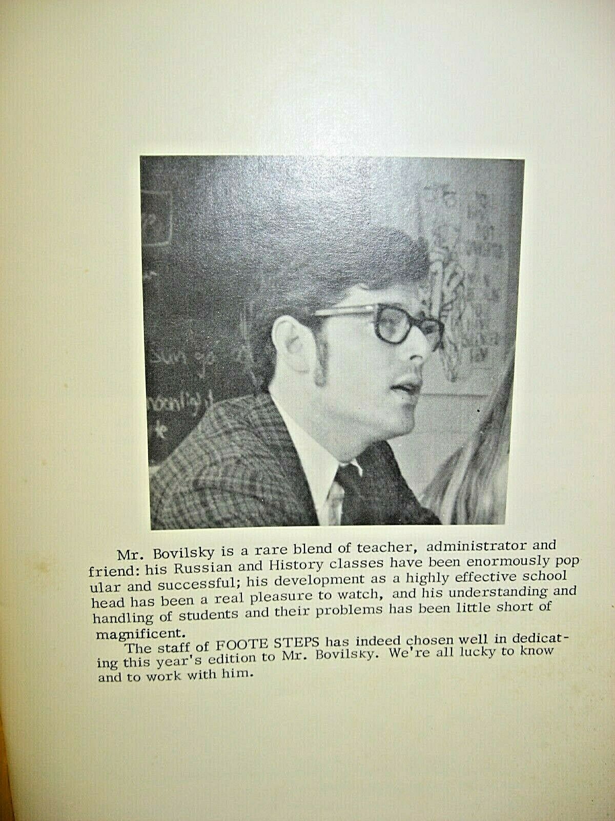 1975 Foote Steps, Foote School, New Haven, Connecticut Yearbook | eBay