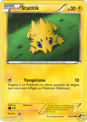 Pokemon n° 45/114 - STATITIK - PV30 (A1584) | eBay