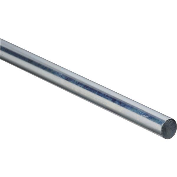 (9)- Round 3/4" Dia X 3' Zinc Plated Smooth Solid Steel Bar Axel Rod ...