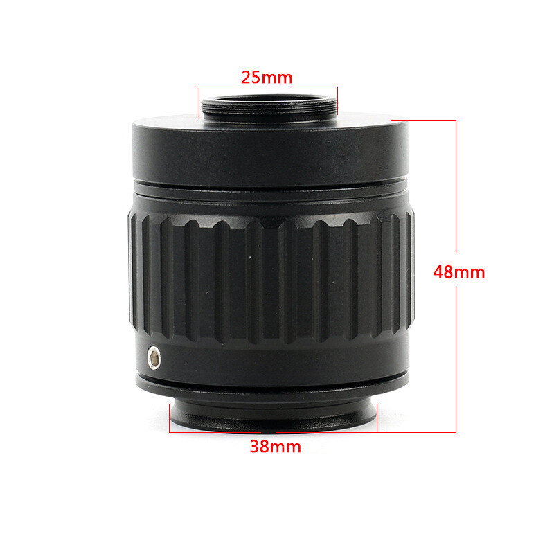 1X 0.35X 0.5X C mount Lens Adapter Adjustable Trinocular for Amscope ...