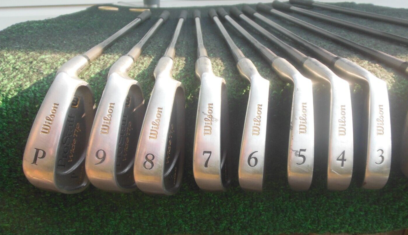 Wilson Pro Staff Wide Tip Oversize Irons 3-Pw, Woods 1, 3 & 5 Graphite ...