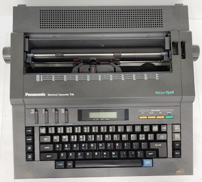 Panasonic Electronic Typewriter Accu-Spell T36 RK-T36 | eBay