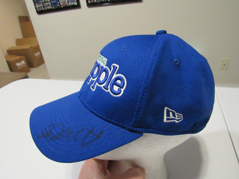 Marco Andretti Autograph Men's Indycar Indy 500 Snapple Blue Fitted Hat ...