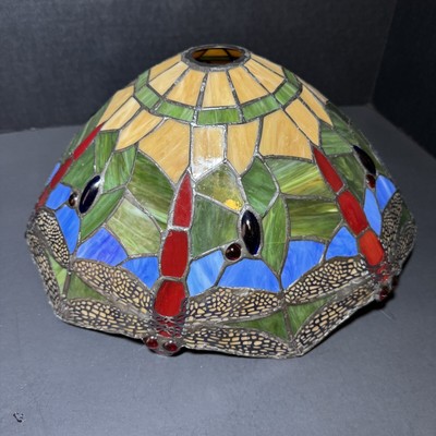 Stained Glass Dragon Fly Lamp Shade [Item 896] | eBay