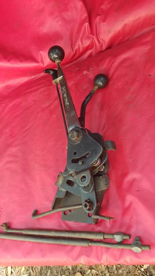 HURST CHEVY INLINE RAM ROD 4 SPEED SHIFTER w/ Rods and Mounting Plate ...