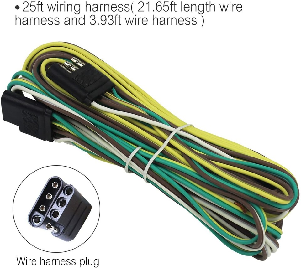 Rear Led Submersible Trailer Tail Lights Kit Boat Marker Truck ...