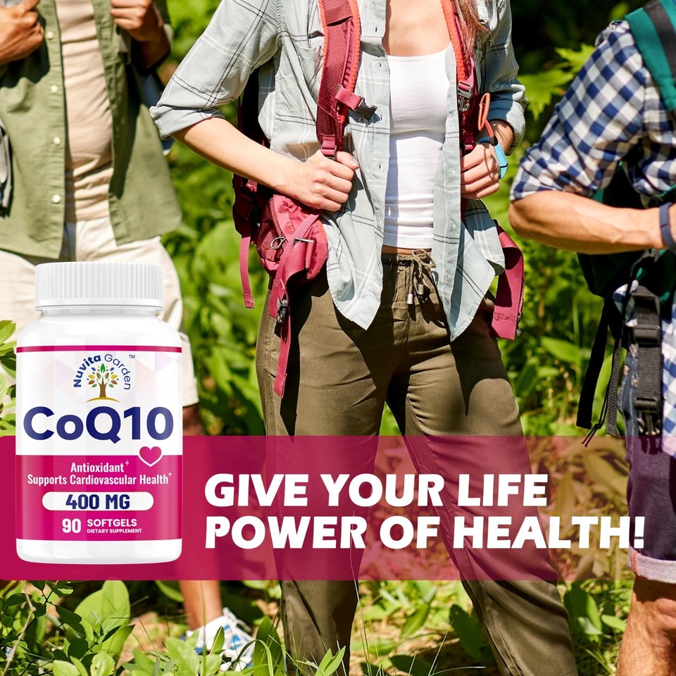 CoQ10 400mg Softgels - Premium Coenzyme Q10 - 90 Softgels | eBay