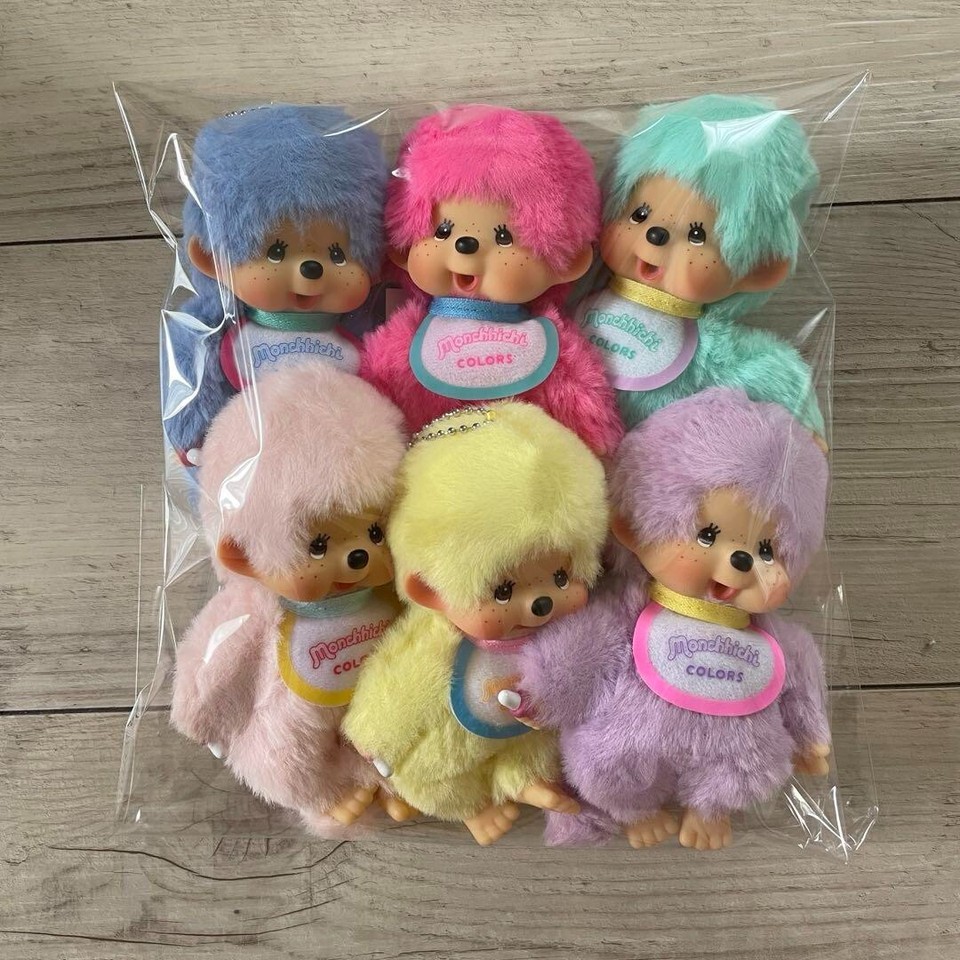 monchichi colors keychain set of 6 Size 13.5 × 8.5 × 5.5cm | eBay