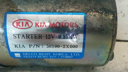 361002X000 ENGINE STARTS / 25-3339 / 112847 / 708990 FOR KIA RIO 1.5 ...