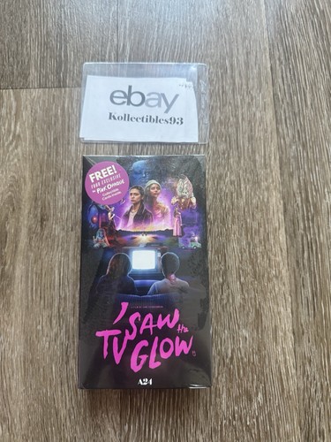 A24 I Saw The TV Glow VHS With 4 Collectible Cards IN HAND | eBay